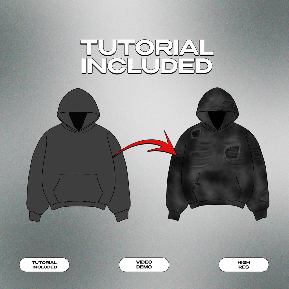 3D Distressing Brushes - Photoshop & Procreate – Madebyizan: Mockups ...